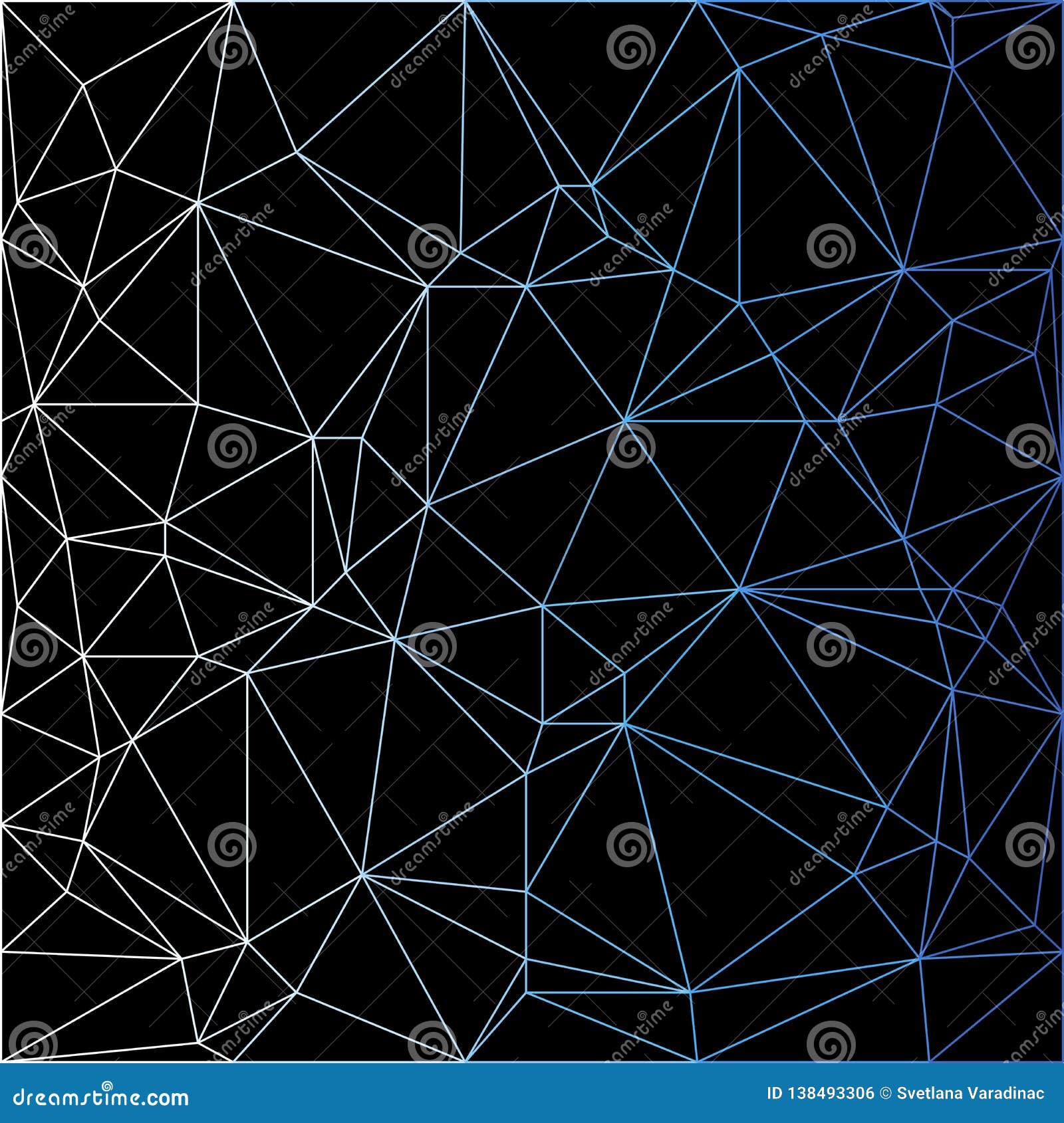 Wireframe Polygonal Abstract Mesh. Vector Background. Stock Vector ...