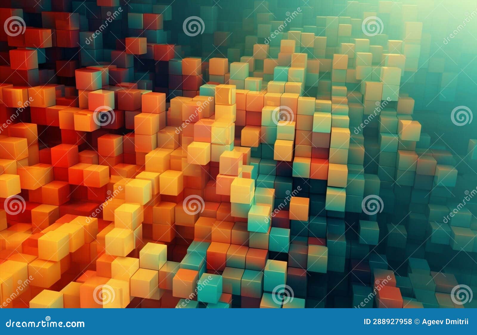 Geometric Background Pattern Shape Cube Design Abstraction Stock ...