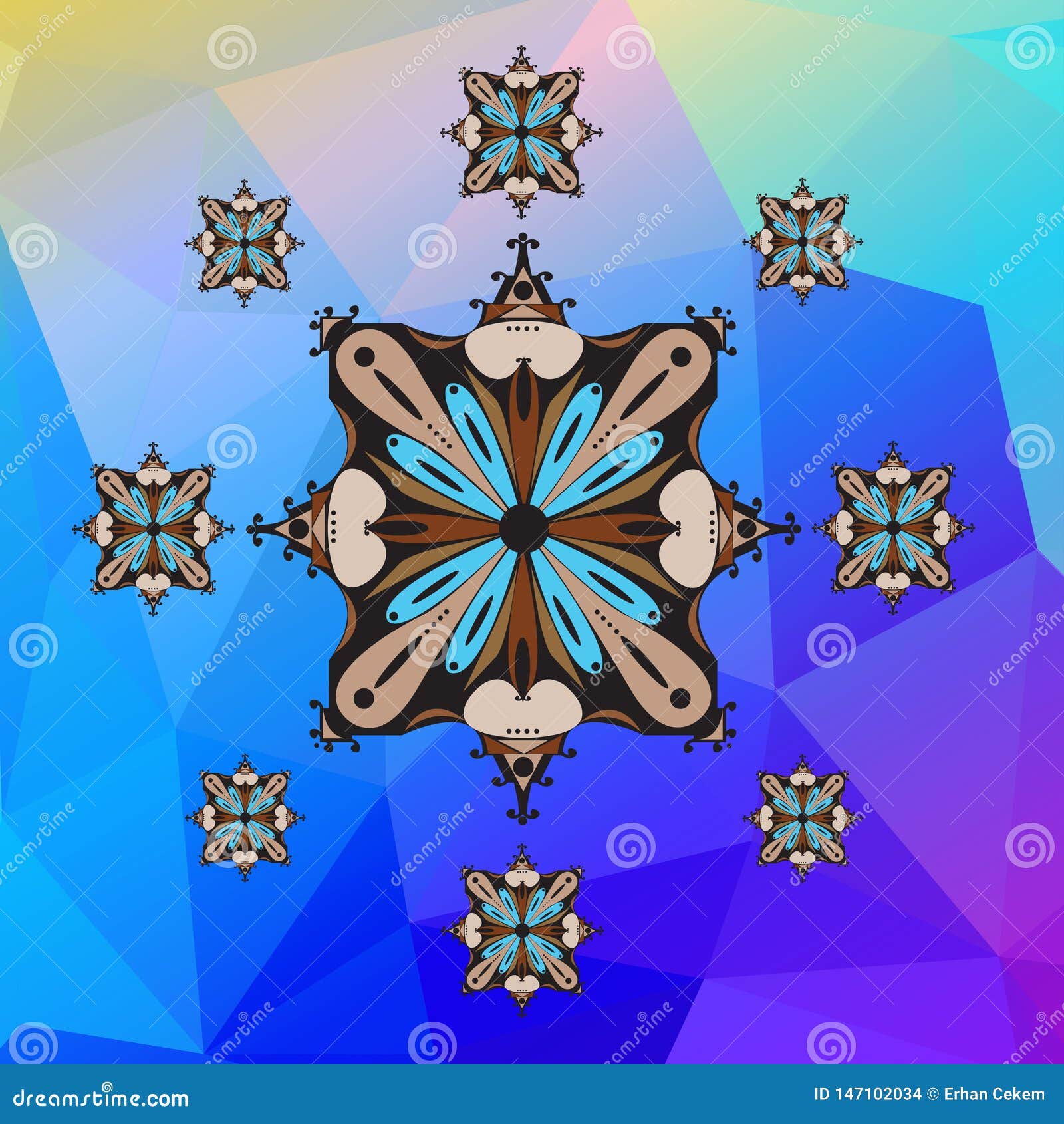 Geometric Background for Print, Wallpaper. Stock Illustration ...