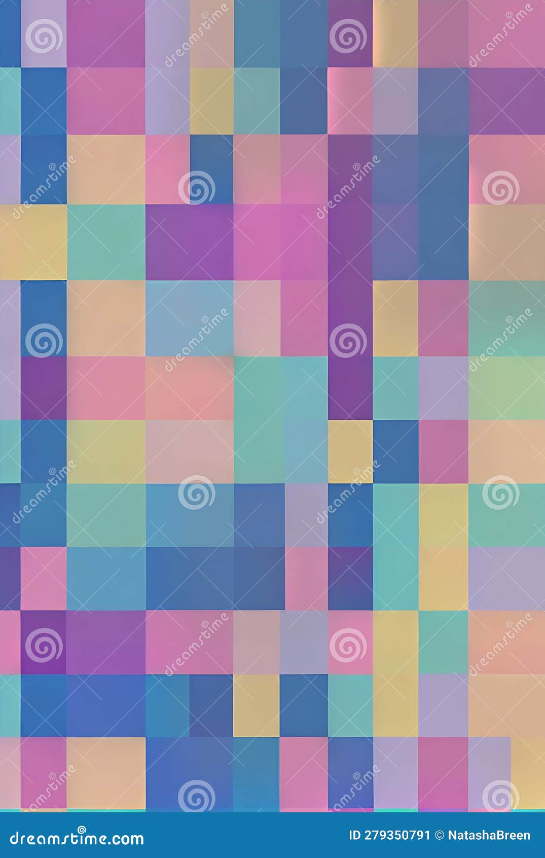 Geometric Panels Layouts Glitter Contrast Pastels. Stock Illustration ...