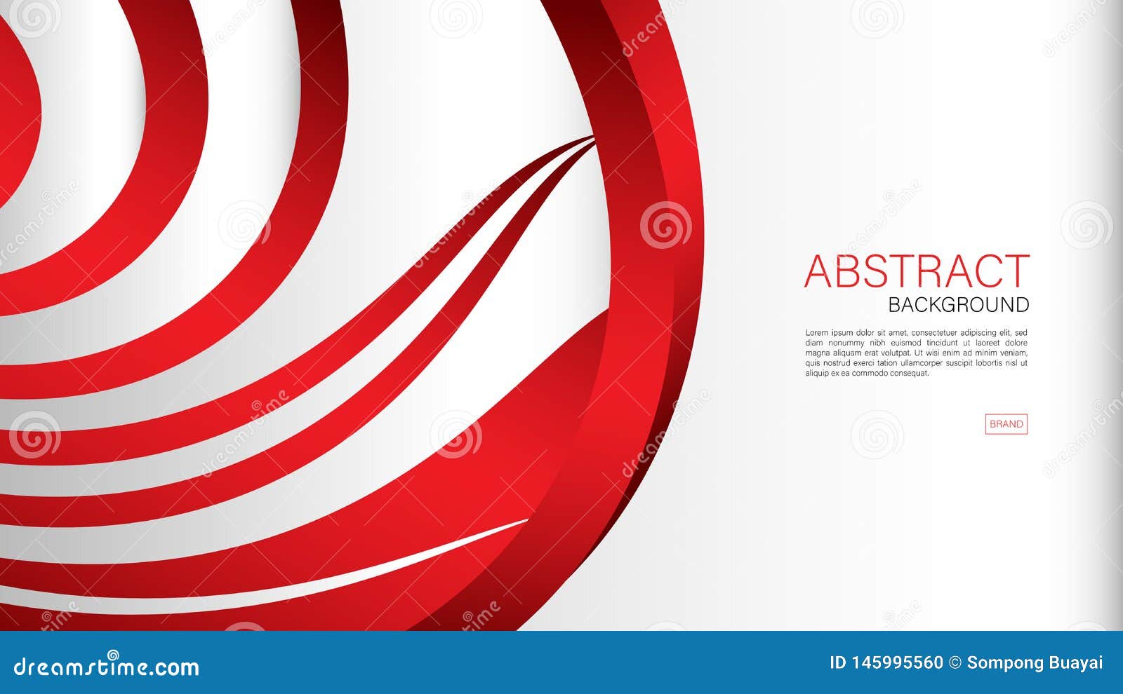 Red Abstract Background, Geometric Vector, Cover Design, Flyer Template ...
