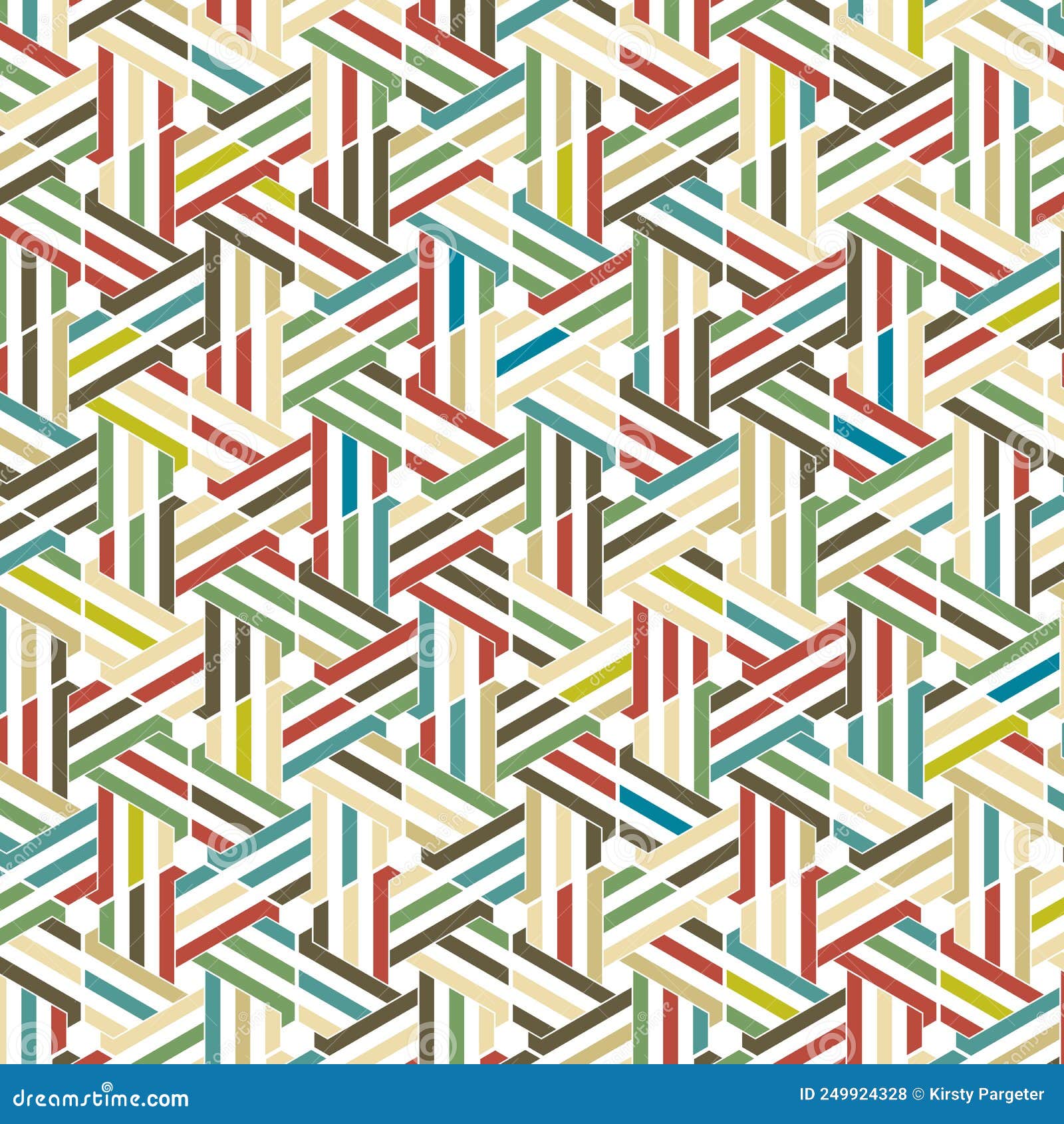 Geometric Background with Retro Pattern Design Stock Vector ...