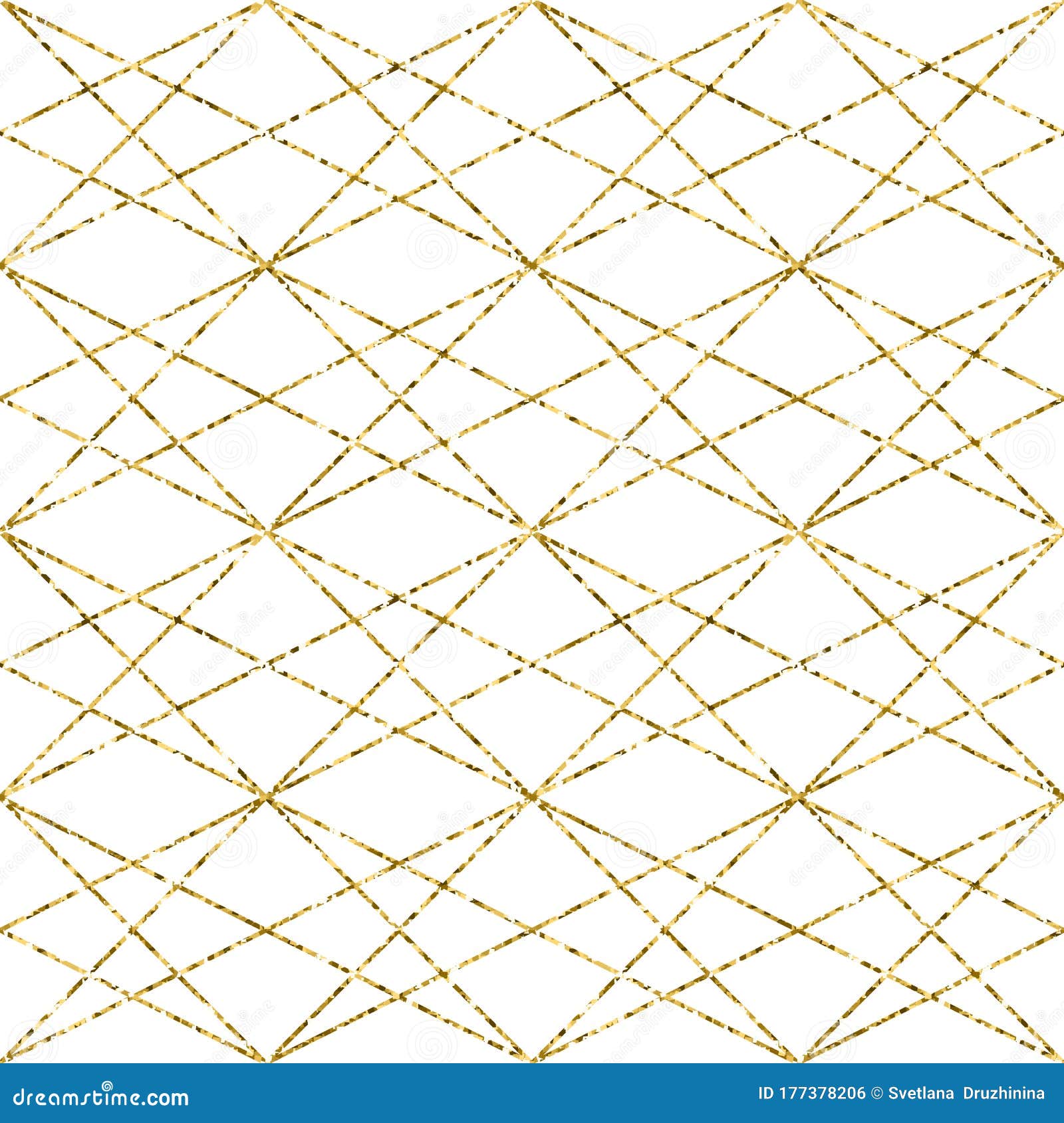 Geometric Background with Rhombus. Abstract Geometric Pattern. Golden ...