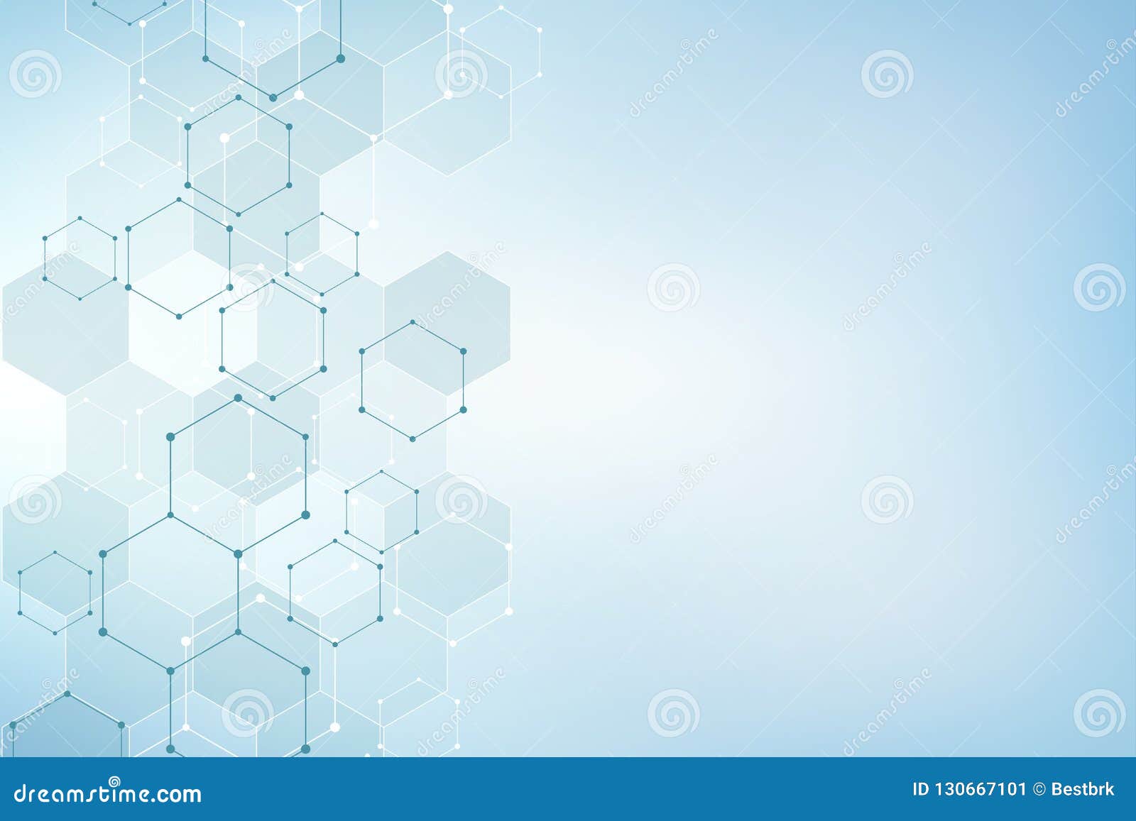 Geometric Background Texture with Molecular Structures and Chemical ...