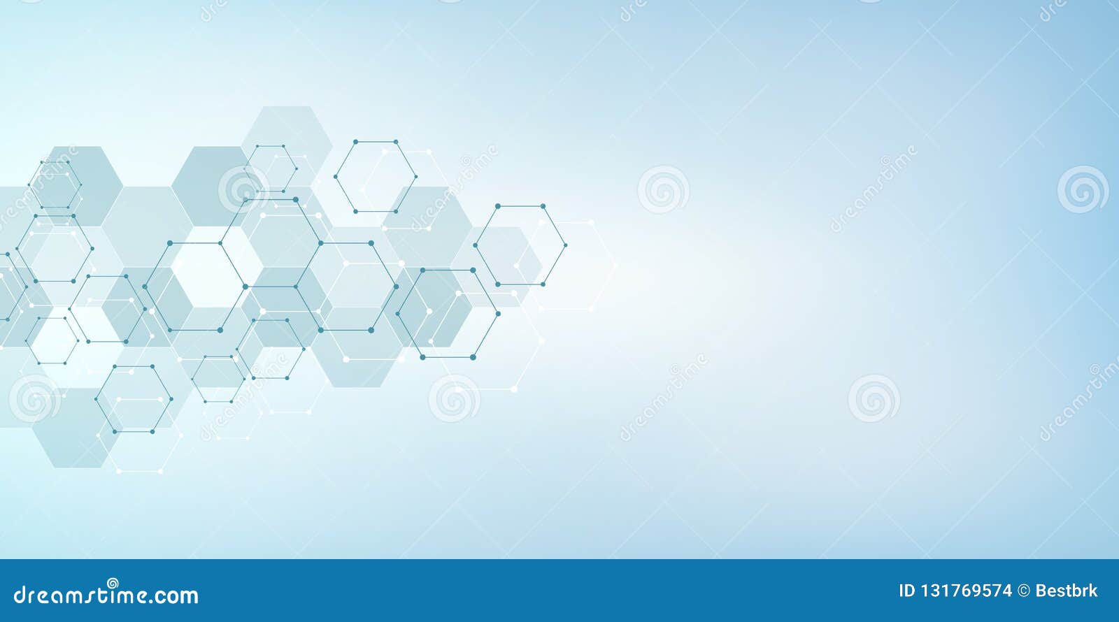 Geometric Background Texture with Molecular Structures and Chemical ...