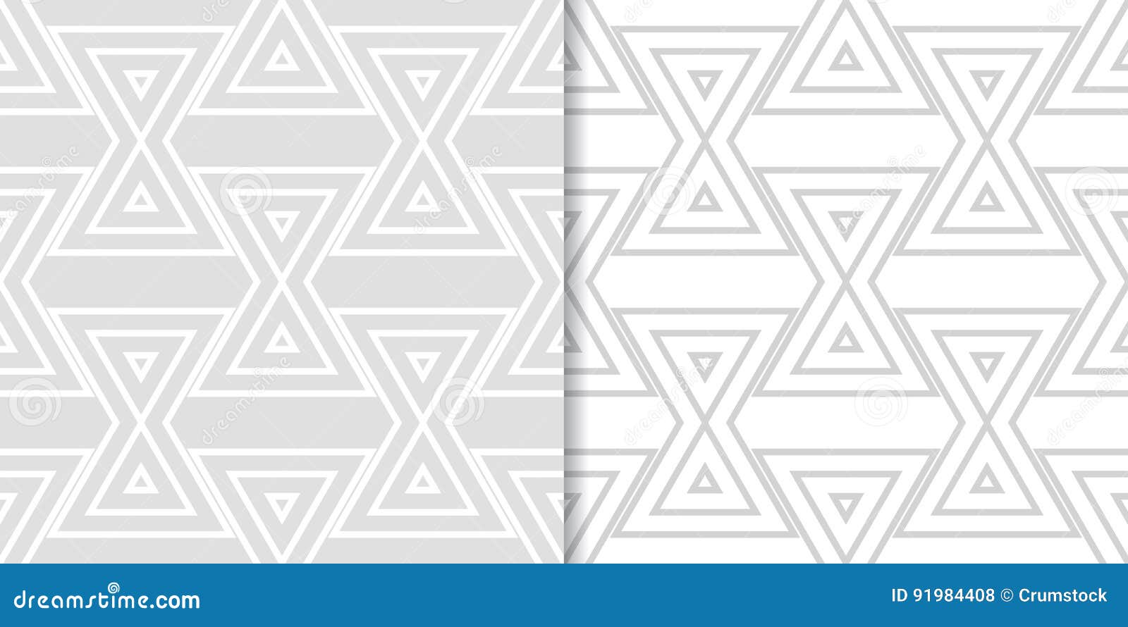 Geometric Background. Triangle Seamless Pattern Stock Vector ...