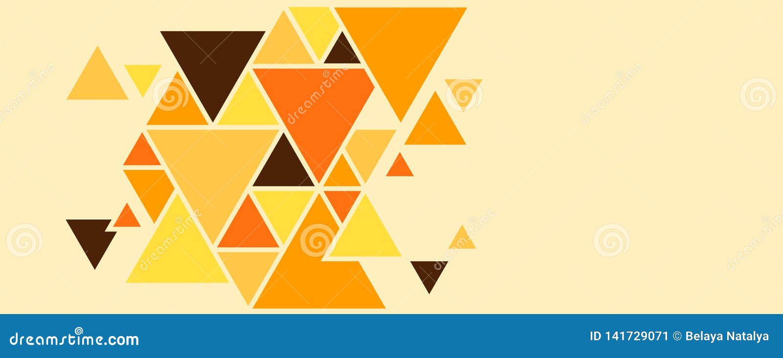 Geometric Background of Triangles, Bright Colored Shapes To Create an ...