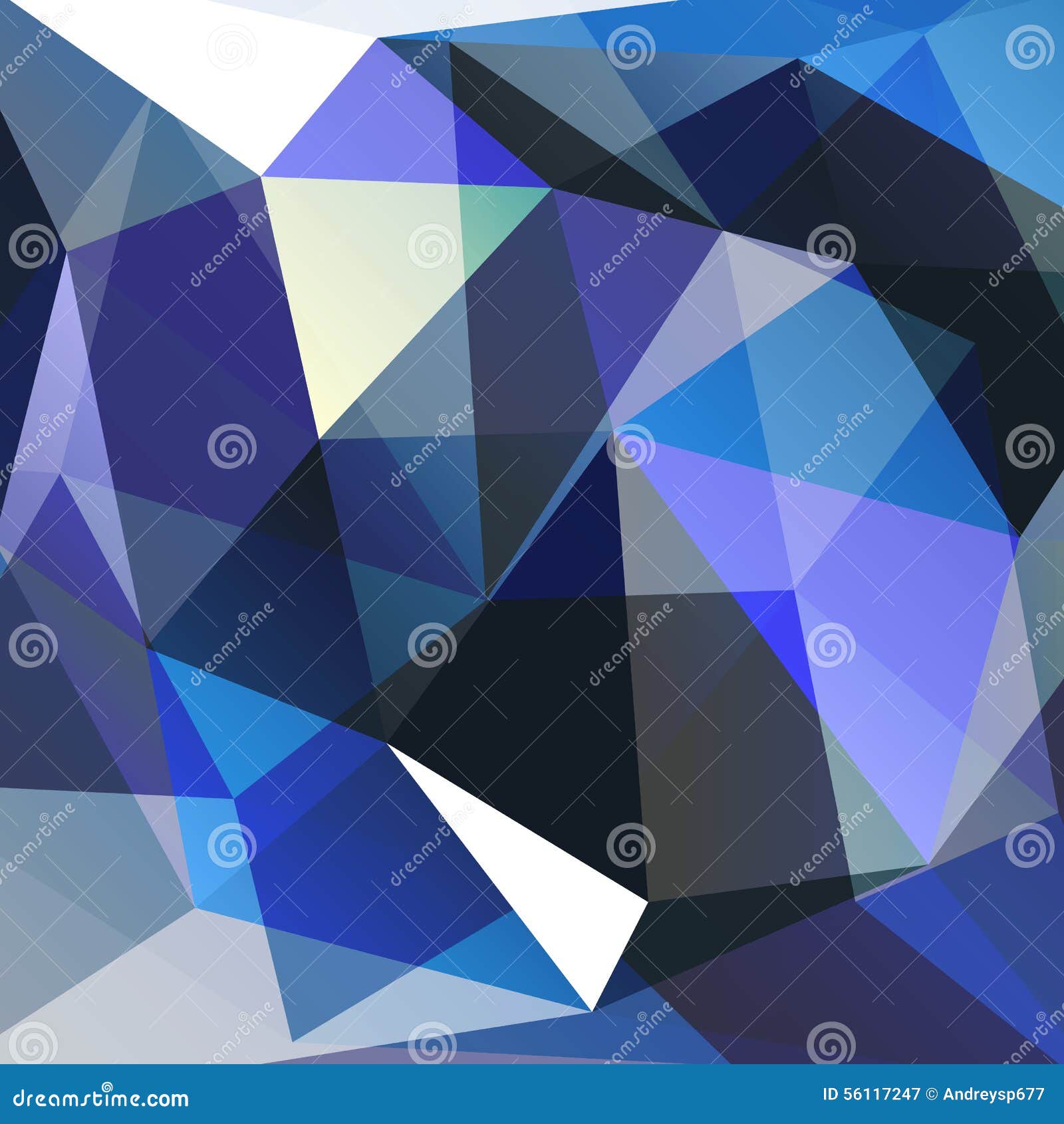 Geometric Background of Triangular Polygons Stock Illustration ...