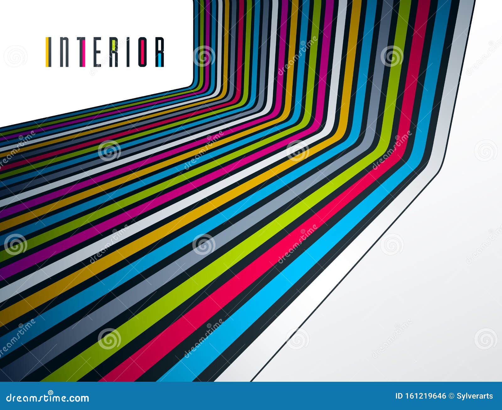 Geometric Backgrounds with Minimal Parallel 3D Lines Vector Abstract ...