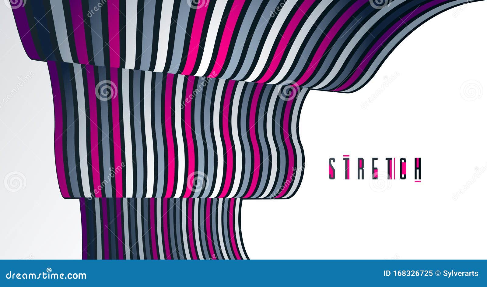 Geometric Backgrounds with Minimal Parallel 3D Lines Vector Abstract ...