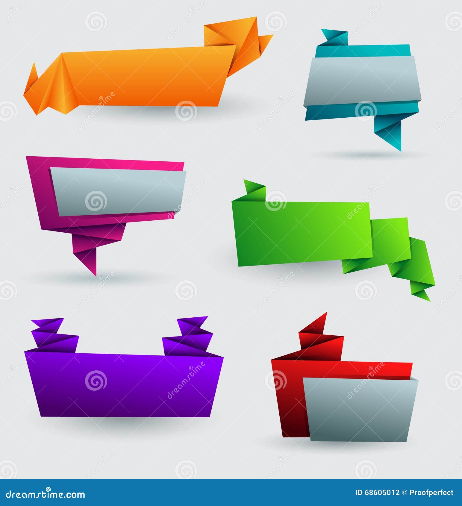 Geometric Banners stock vector. Illustration of banners - 68605012