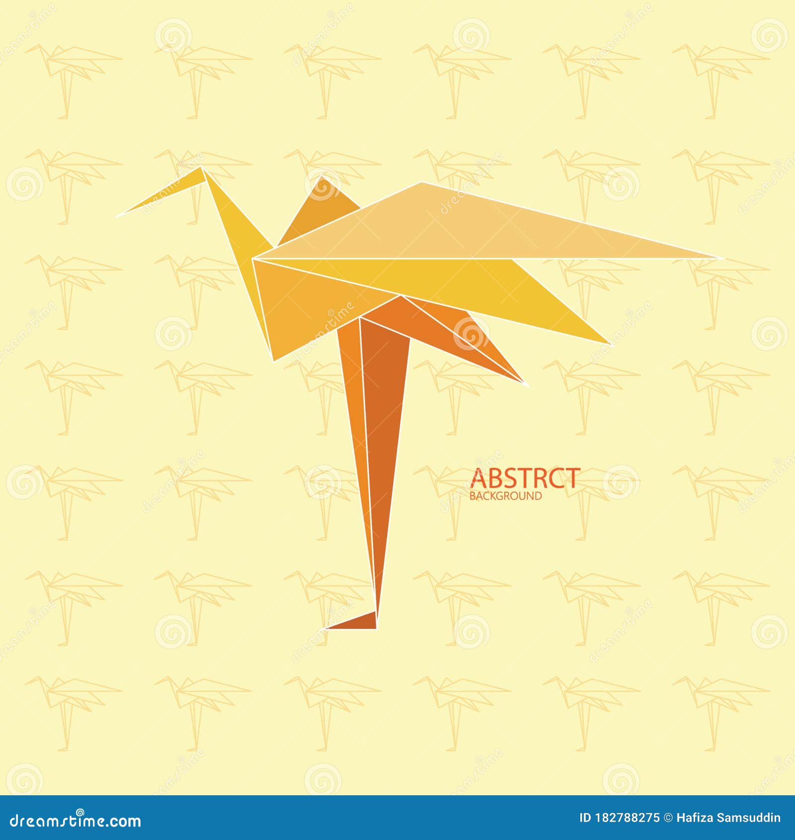 Geometric Bird-shaped Design Stock Vector - Illustration of color ...