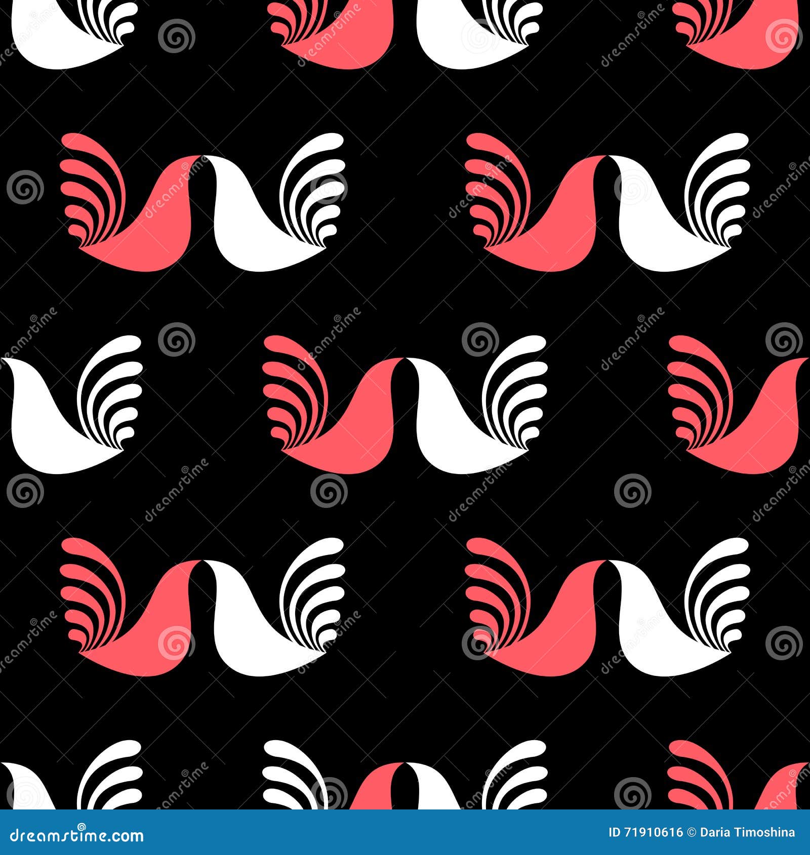 Geometric birds pattern stock vector. Illustration of paper - 71910616