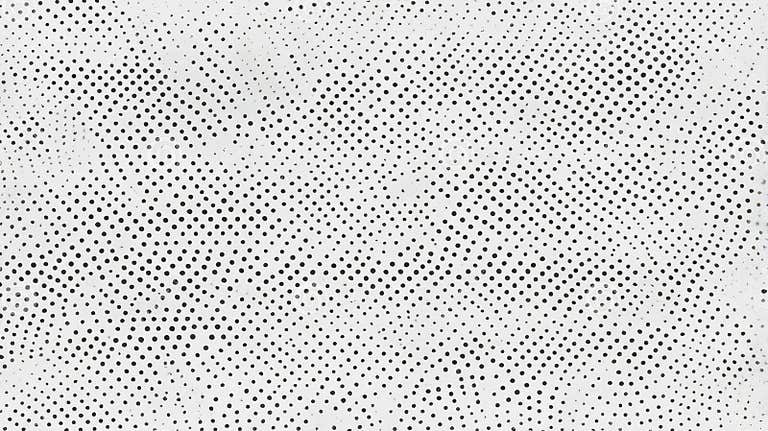 Geometric Black Dot Pattern in Repetitive Sequence Stock Illustration ...