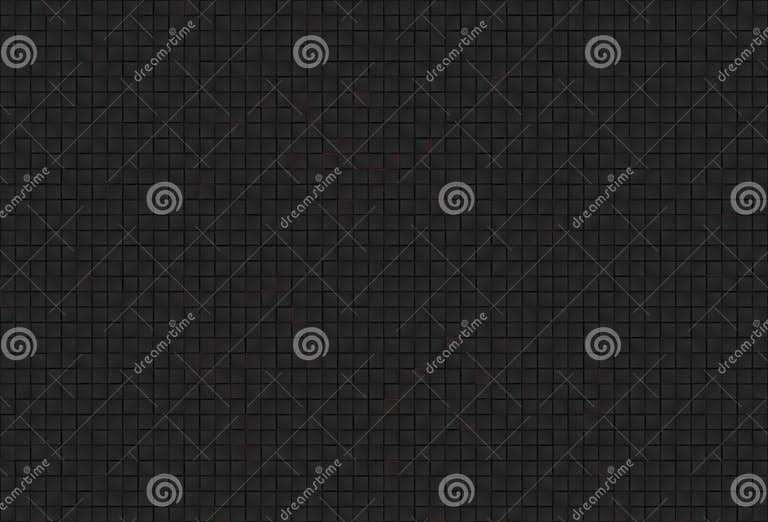 Geometric Black Square Pattern on Black Background Stock Illustration ...