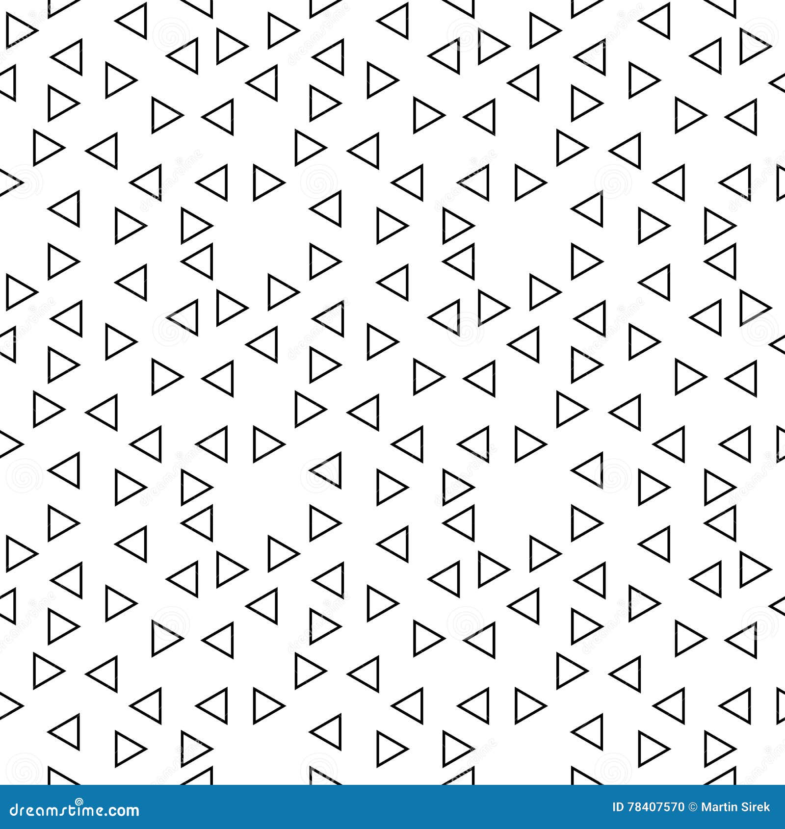 Geometric Black and White Hipster Fashion Random Triangle Pattern Stock ...