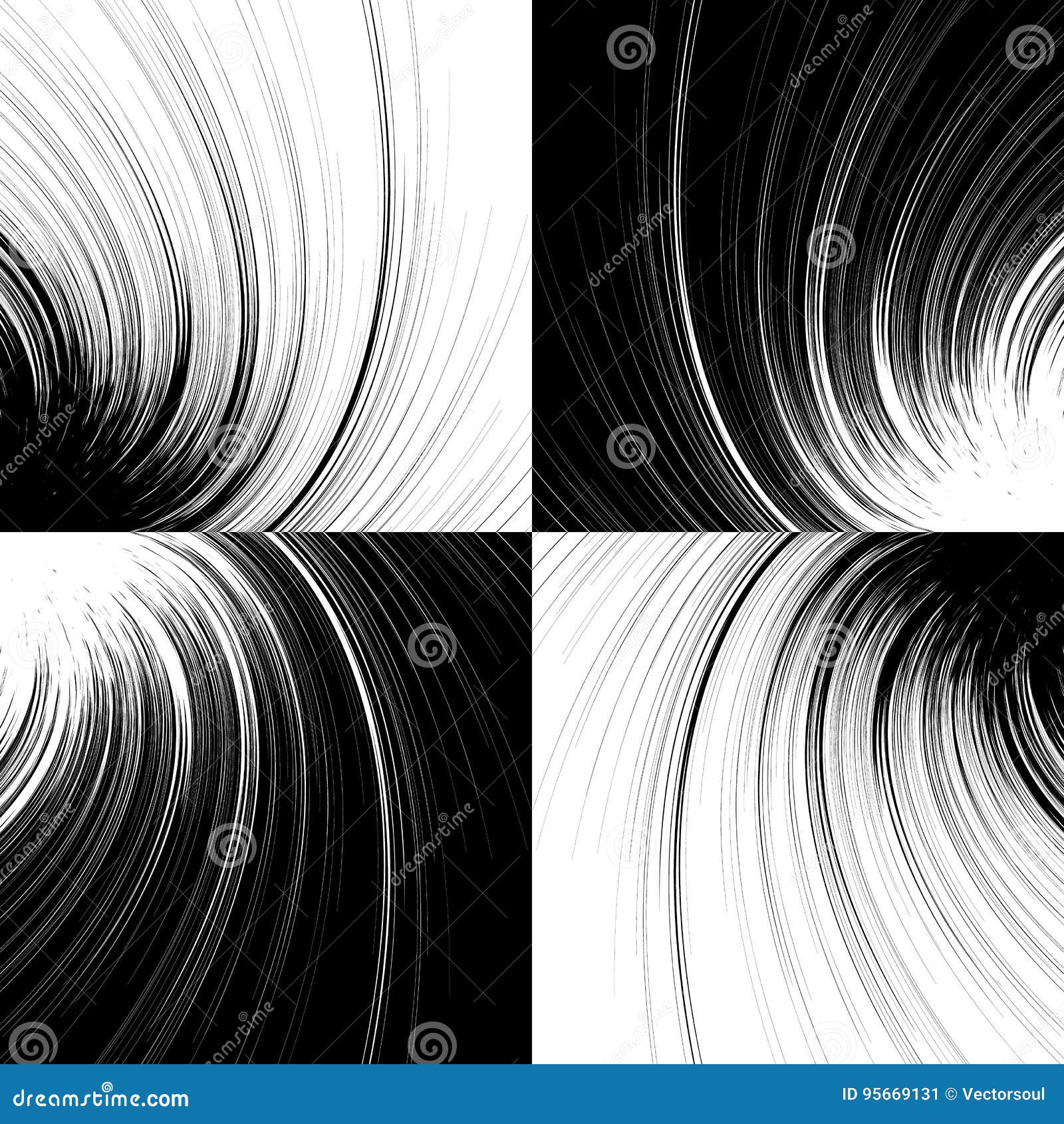 Mesh, Grid In Perspective Vanish, Diminish To Distant Horizon. Virtual ...