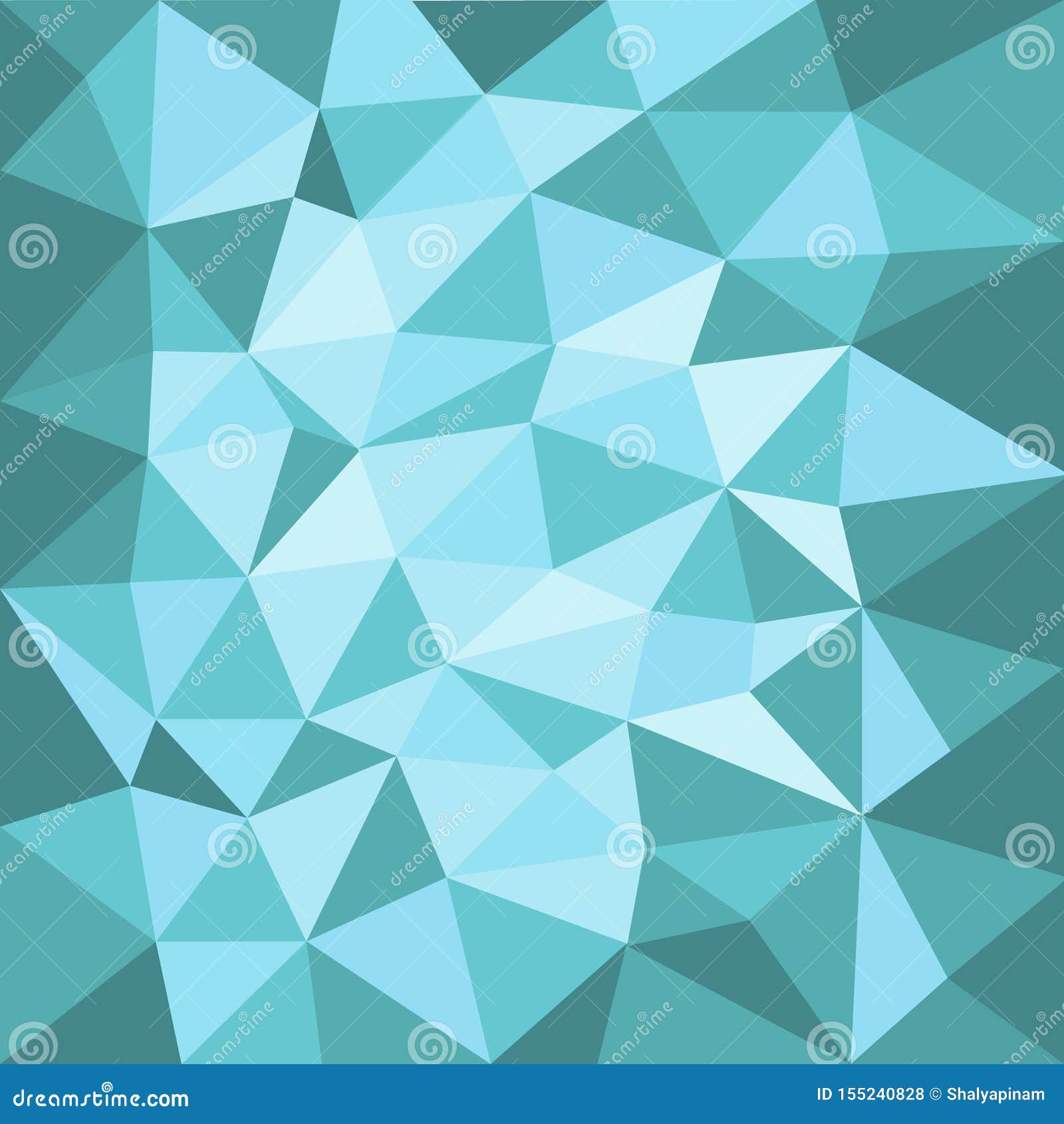 Geometric Blue Background stock vector. Illustration of polygon - 155240828