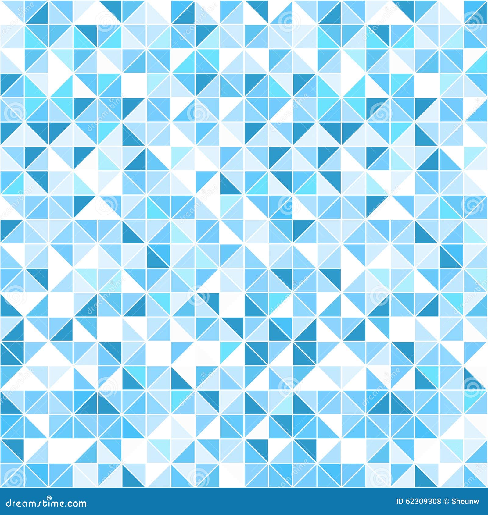 Geometric Blue Background - Seamless. Stock Vector - Illustration of ...
