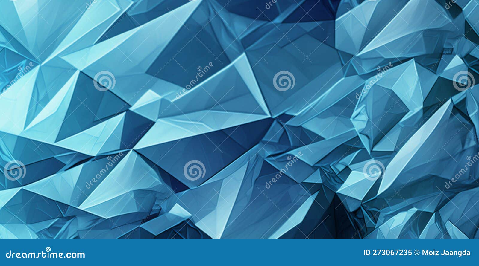 Geometric Blue Ice Texture Background Stock Illustration - Illustration ...