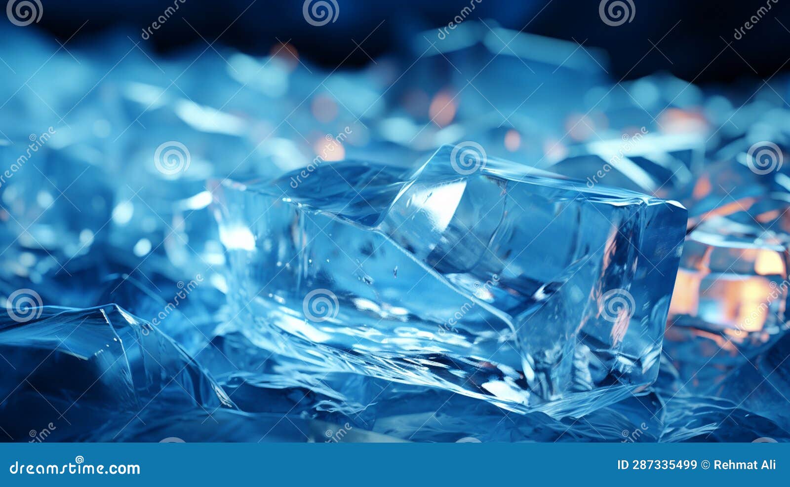 Geometric Blue Ice Texture Background 3d Rendering, 4k Ultra Hd Stock ...