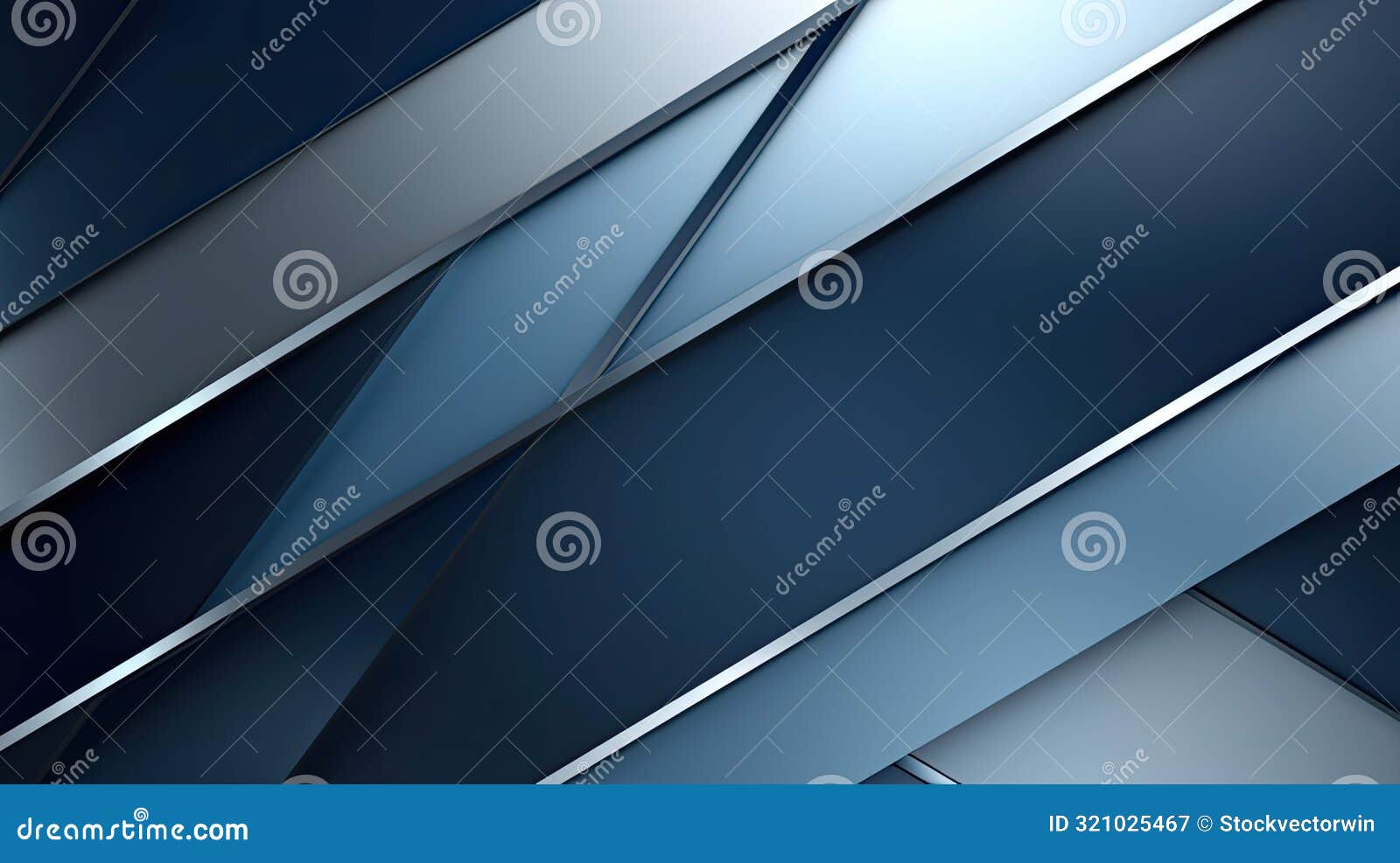 Geometric Blue and Silver Backgrounds Stock Illustration - Illustration ...