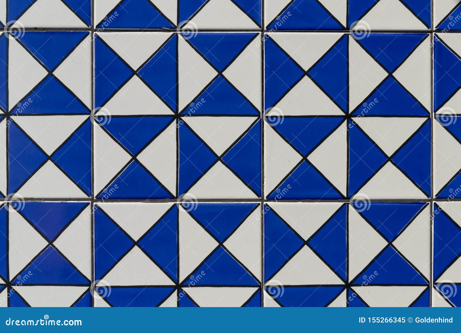 Geometric Blue Tile Pattern Texture Background and Wallpaper Stock ...