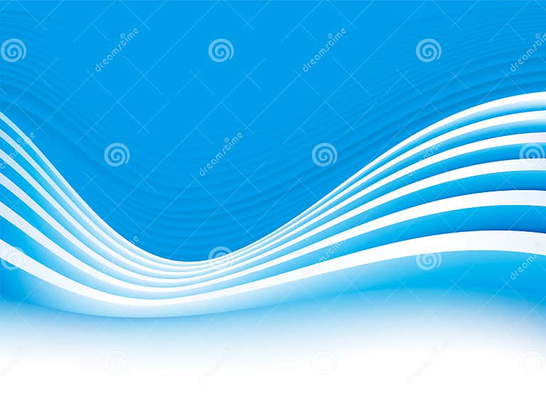 Geometric Blue Wave Abstract Background Stock Vector - Illustration of ...