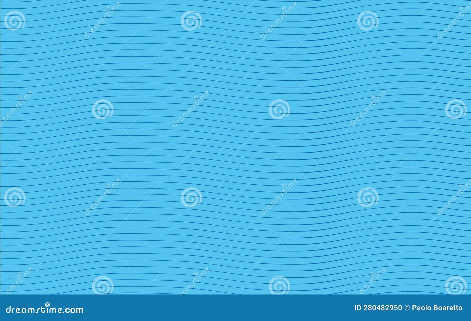 Geometric Blue Waves Seamless Pattern. Light Collection. Abstract Wave ...