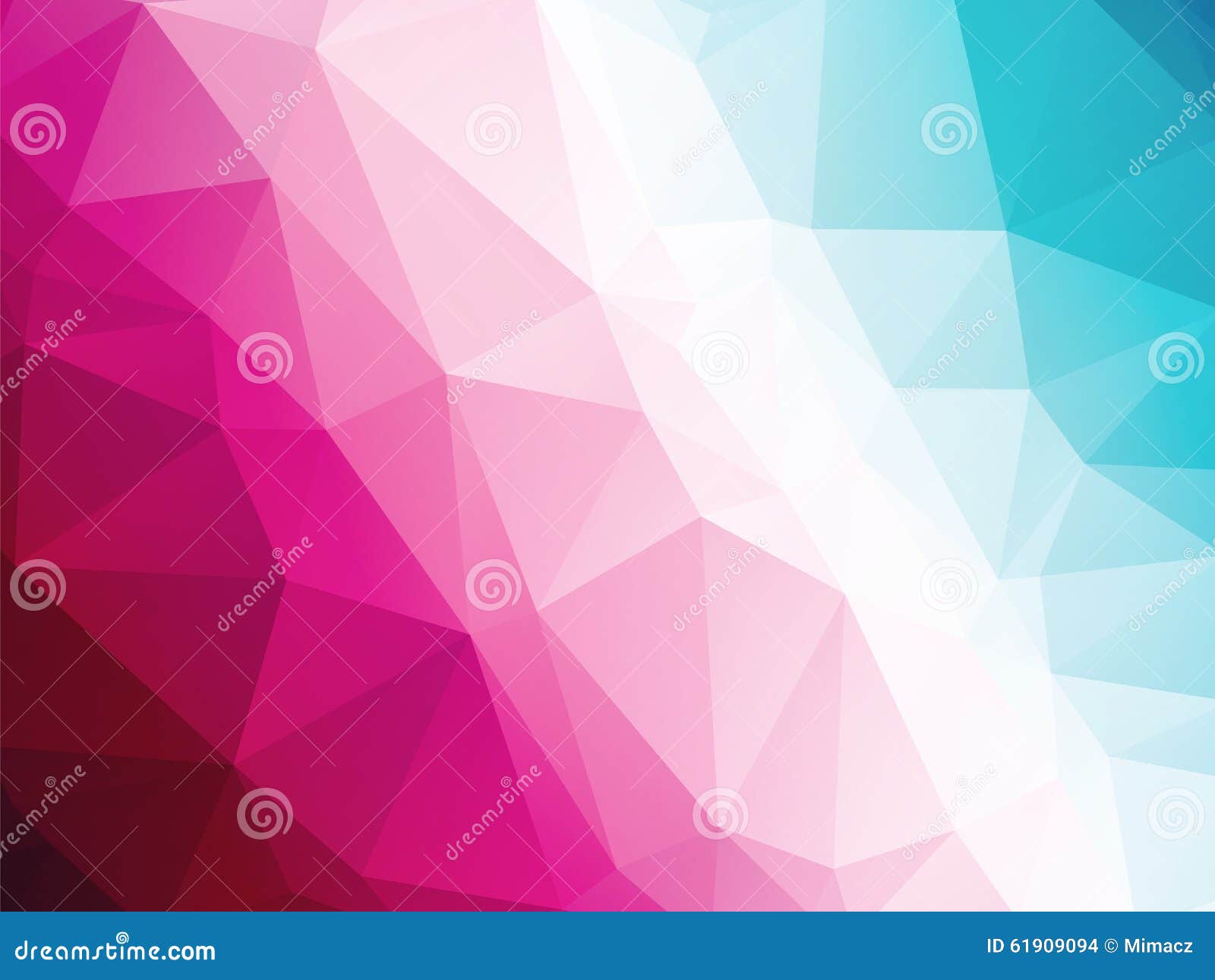 Geometric Blue White Red Background Stock Vector - Image: 61909094