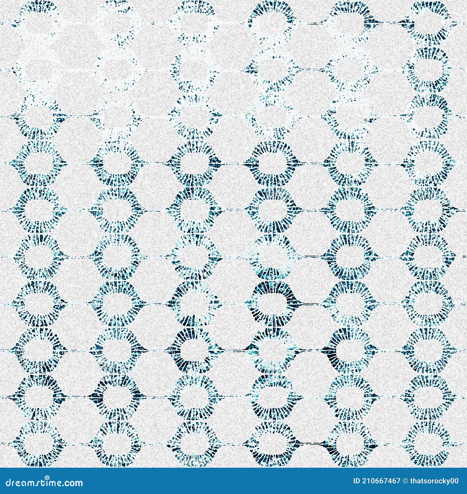 Geometric Boho Style Tribal Pattern with Distressed Texture and Effect ...