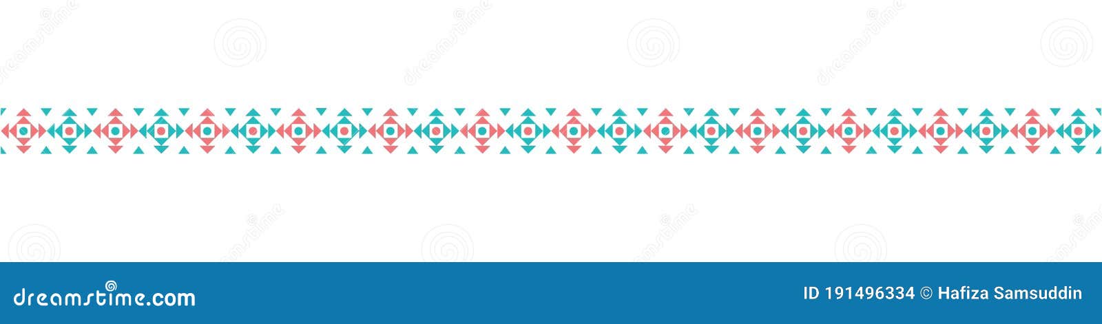 Geometric Border Design. Vector Illustration Decorative Design Stock ...