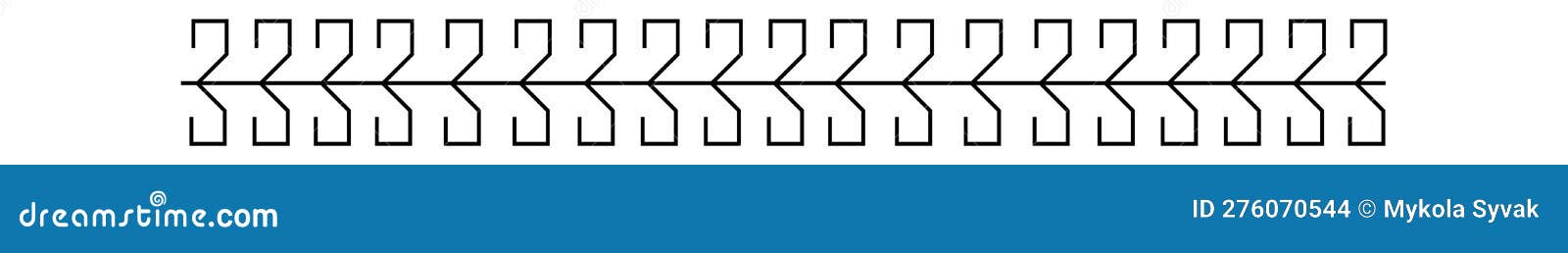 Geometric Border Lined stock vector. Illustration of line - 276070544