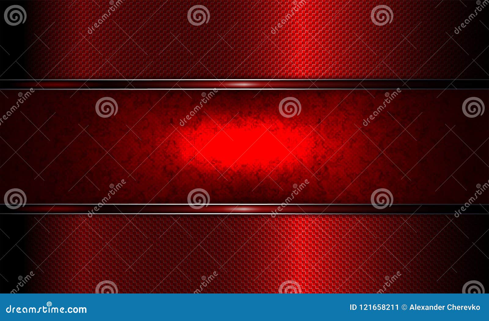 Geometric Bright Textured Red Background with Frame and Red with ...