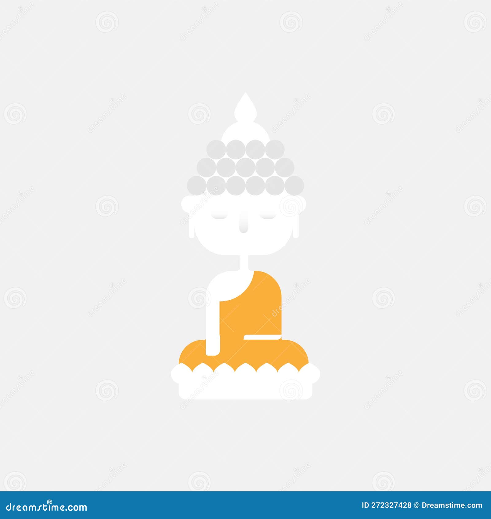 Geometric Buddha stock illustration. Illustration of energy - 272327428
