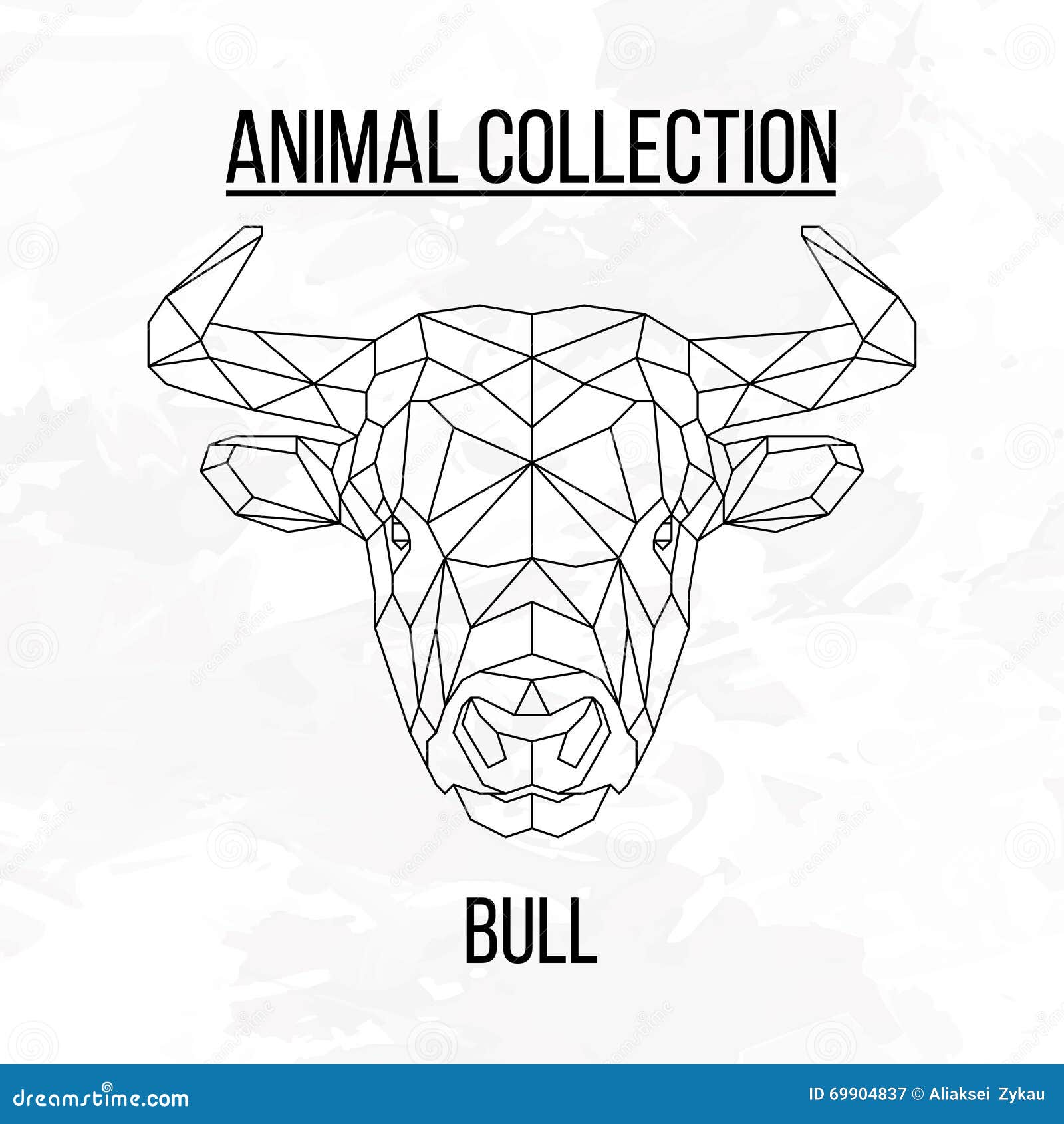 Bull Head With Big Horns And Angry Toro Face Logo Design Illustration ...
