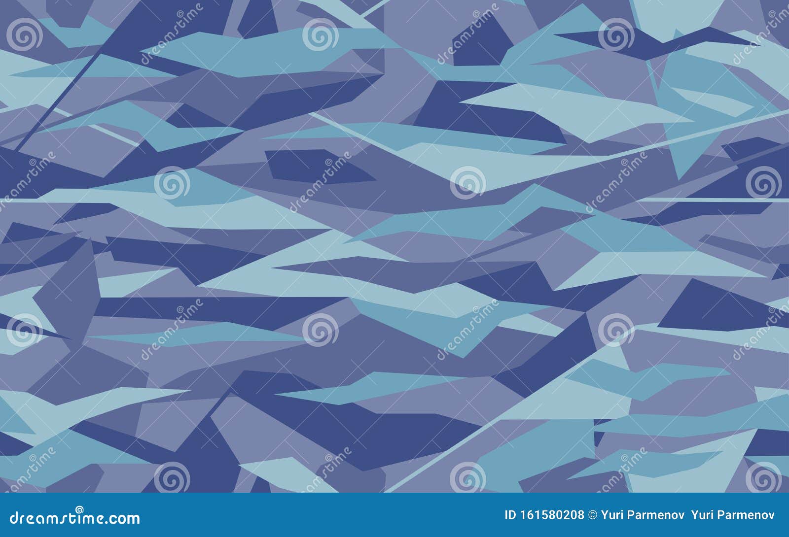 Geometric Camouflage Design in Tender Blue and Purple Colors. Camo ...