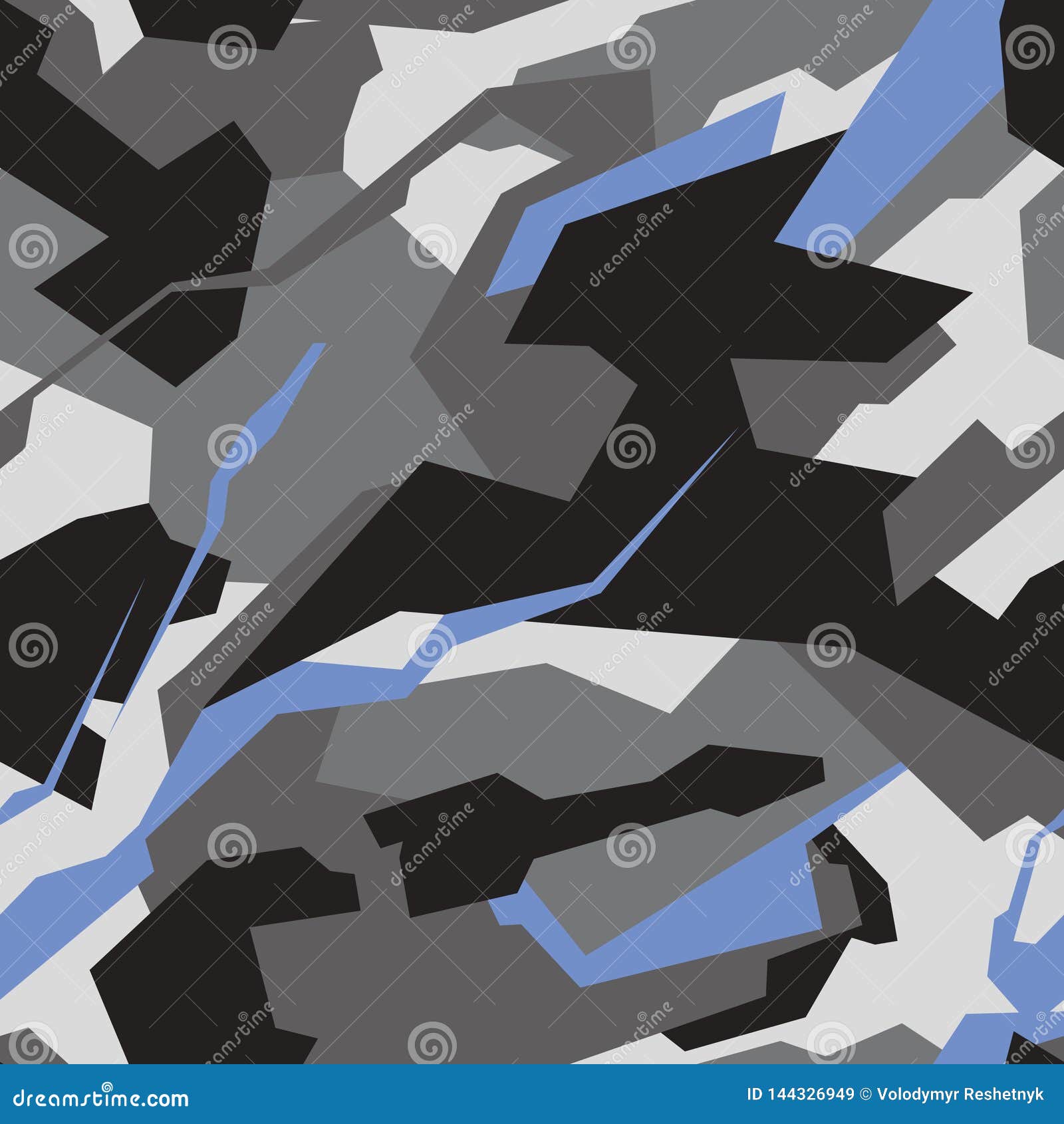 Geometric Camouflage Seamless Pattern. Abstract Modern Camo, White ... Geometric Camouflage Seamless Pattern. Abstract Modern Camo, White ...
