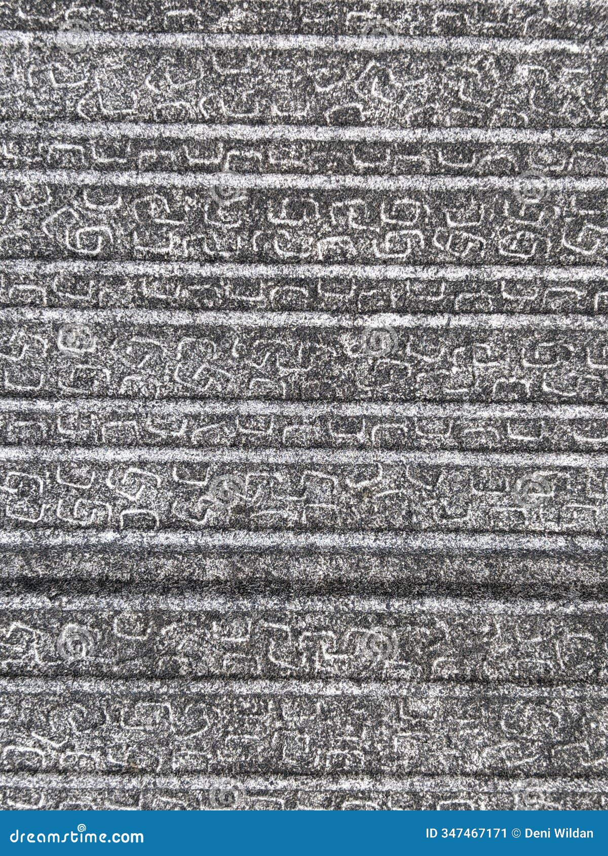 Geometric Carving Pattern on Rough Stone Texture Stock Image - Image of ...