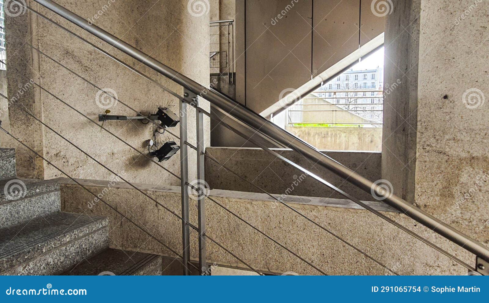 Cement Stair And Ramp Way For Supporting Wheel Chair And Disabled ...