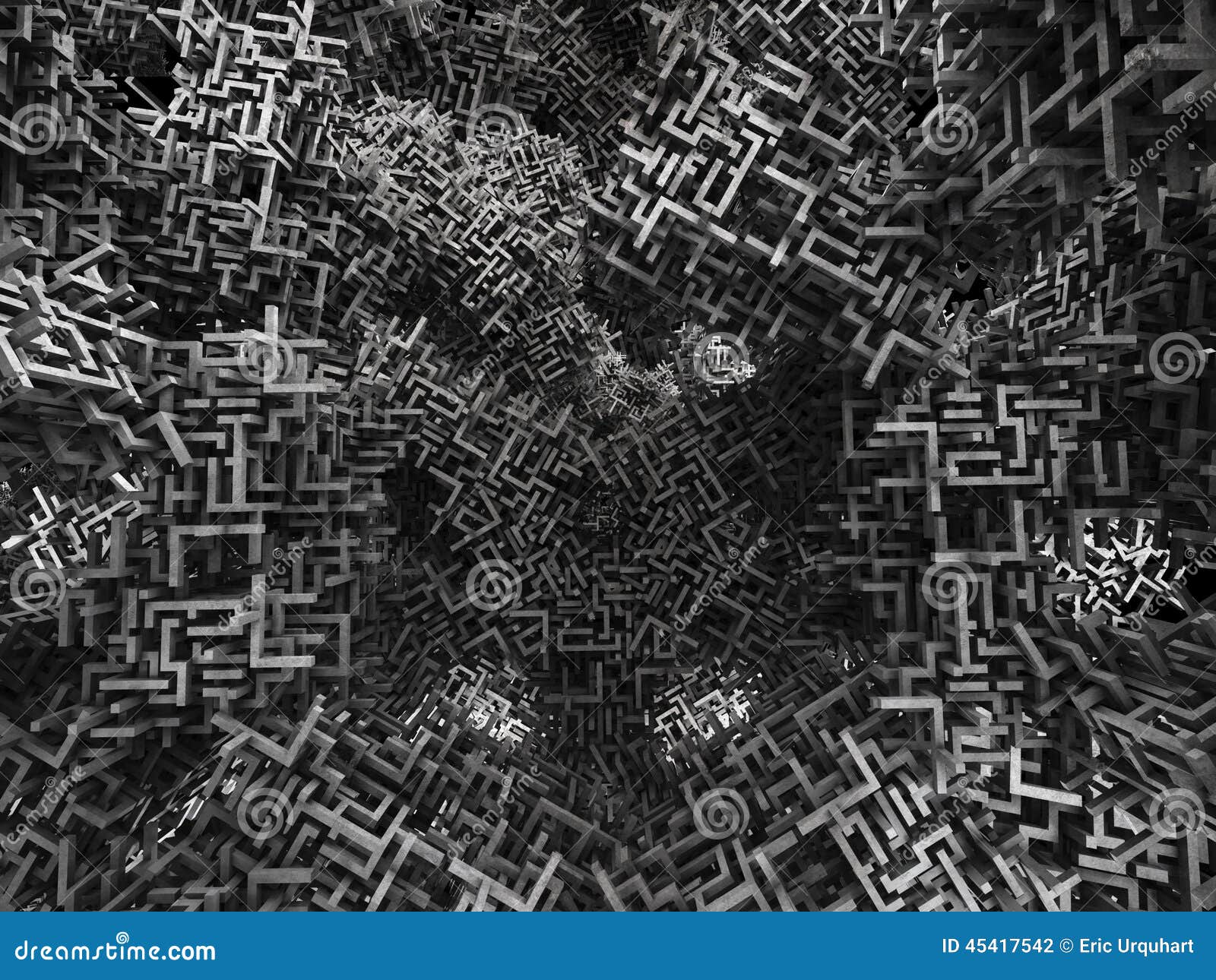 Geometric chaos 1 stock illustration. Illustration of monochrome - 45417542