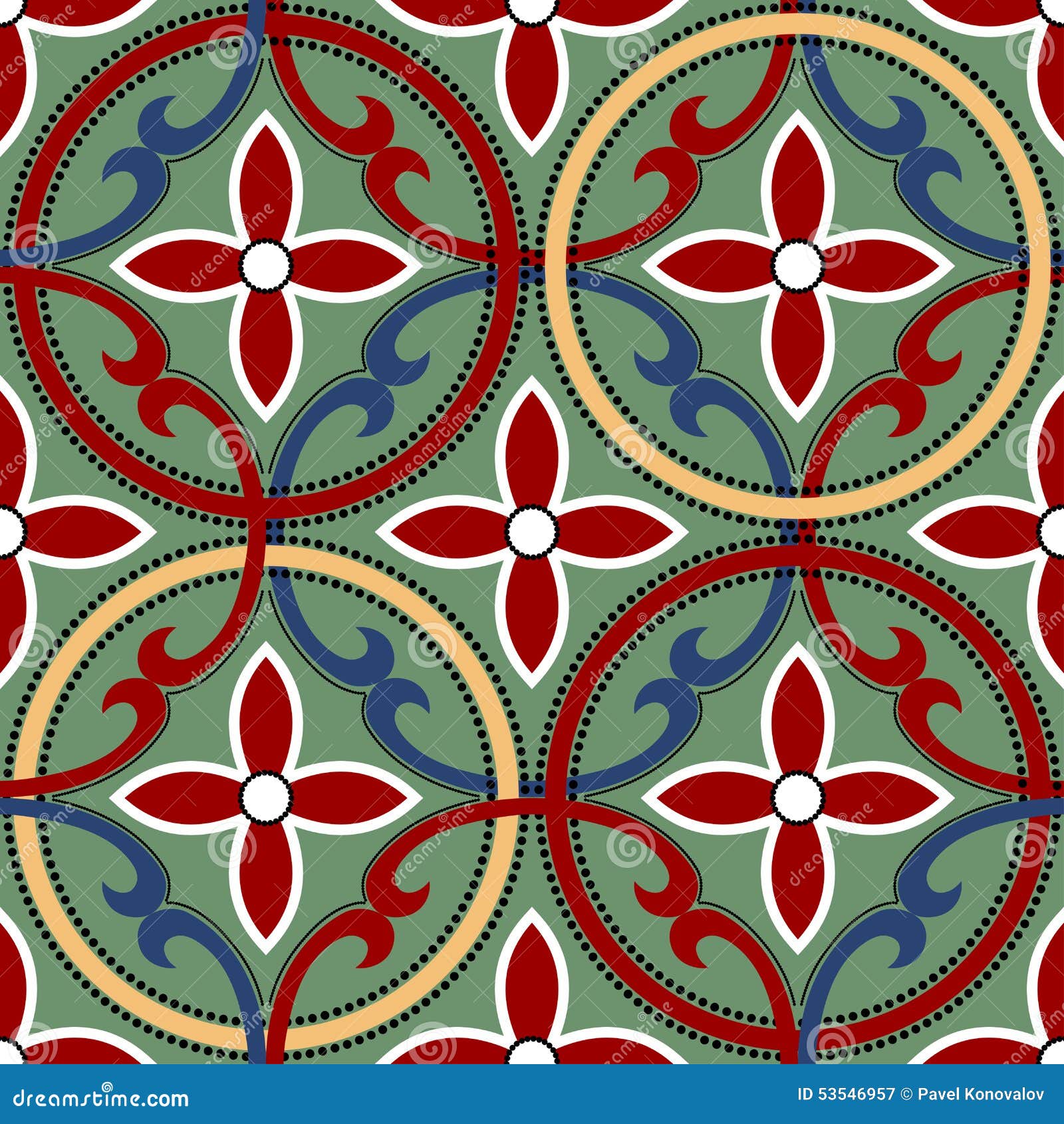 Geometric Chinese Seamless Pattern Stock Vector - Illustration of color ...