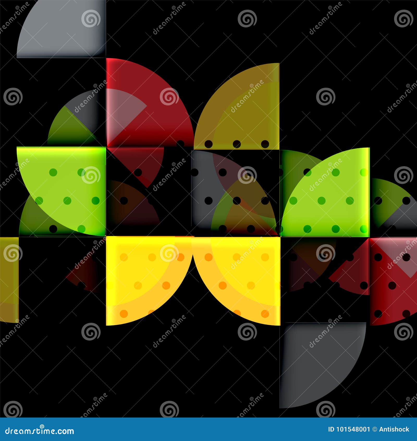 Geometric Circle Abstract Banner Stock Vector - Illustration of circle ...