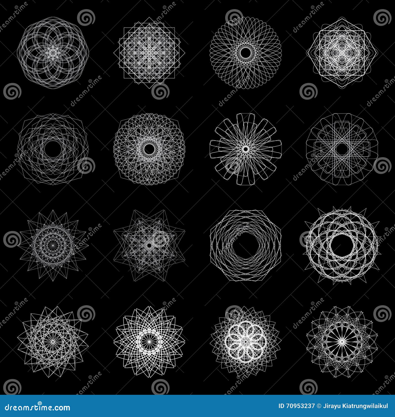 Geometric circle Beautiful stock vector. Illustration of elegant - 70953237