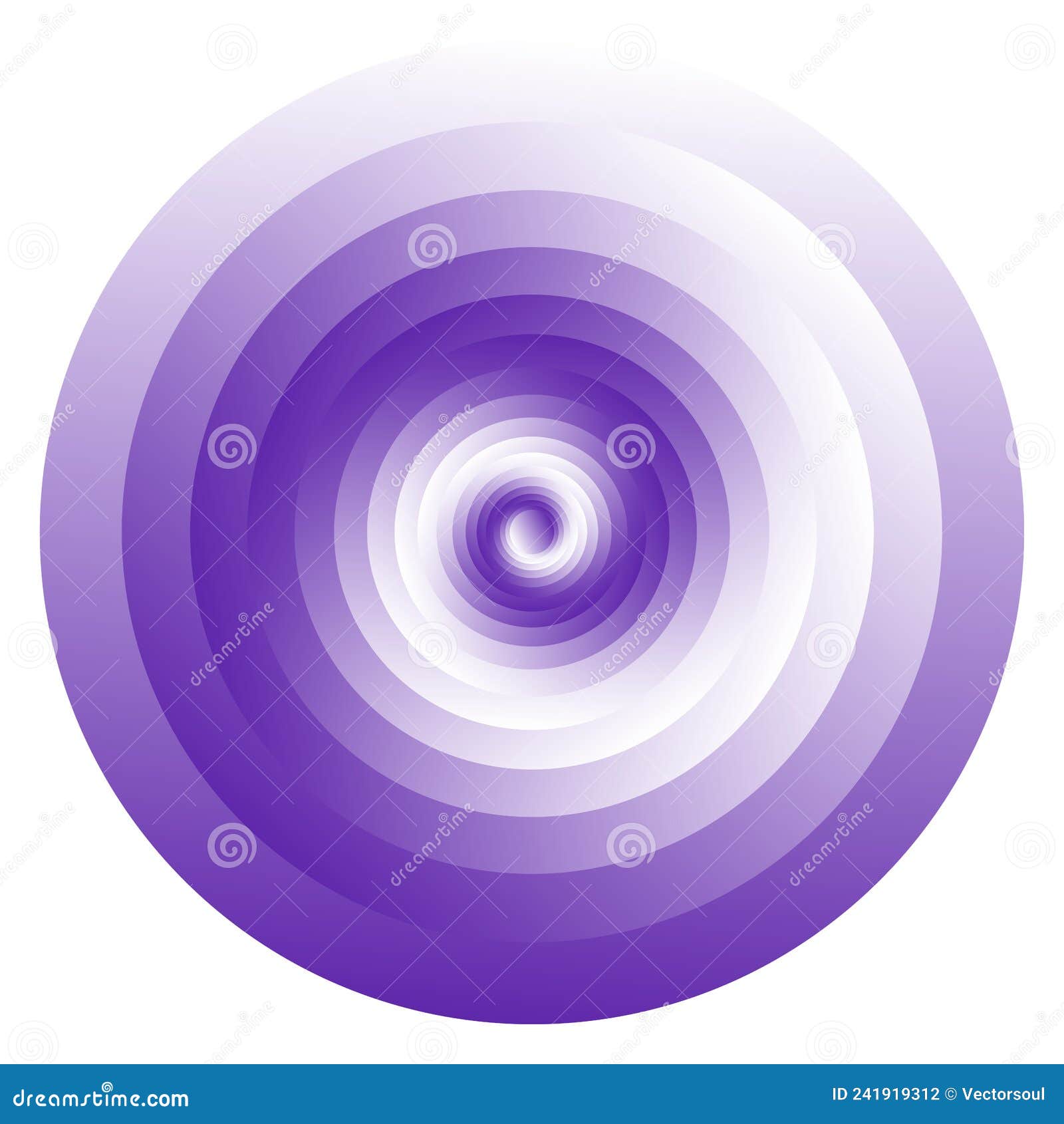 Geometric Circle Design Shape with Random Shaded, Gradient Fill Stock ...