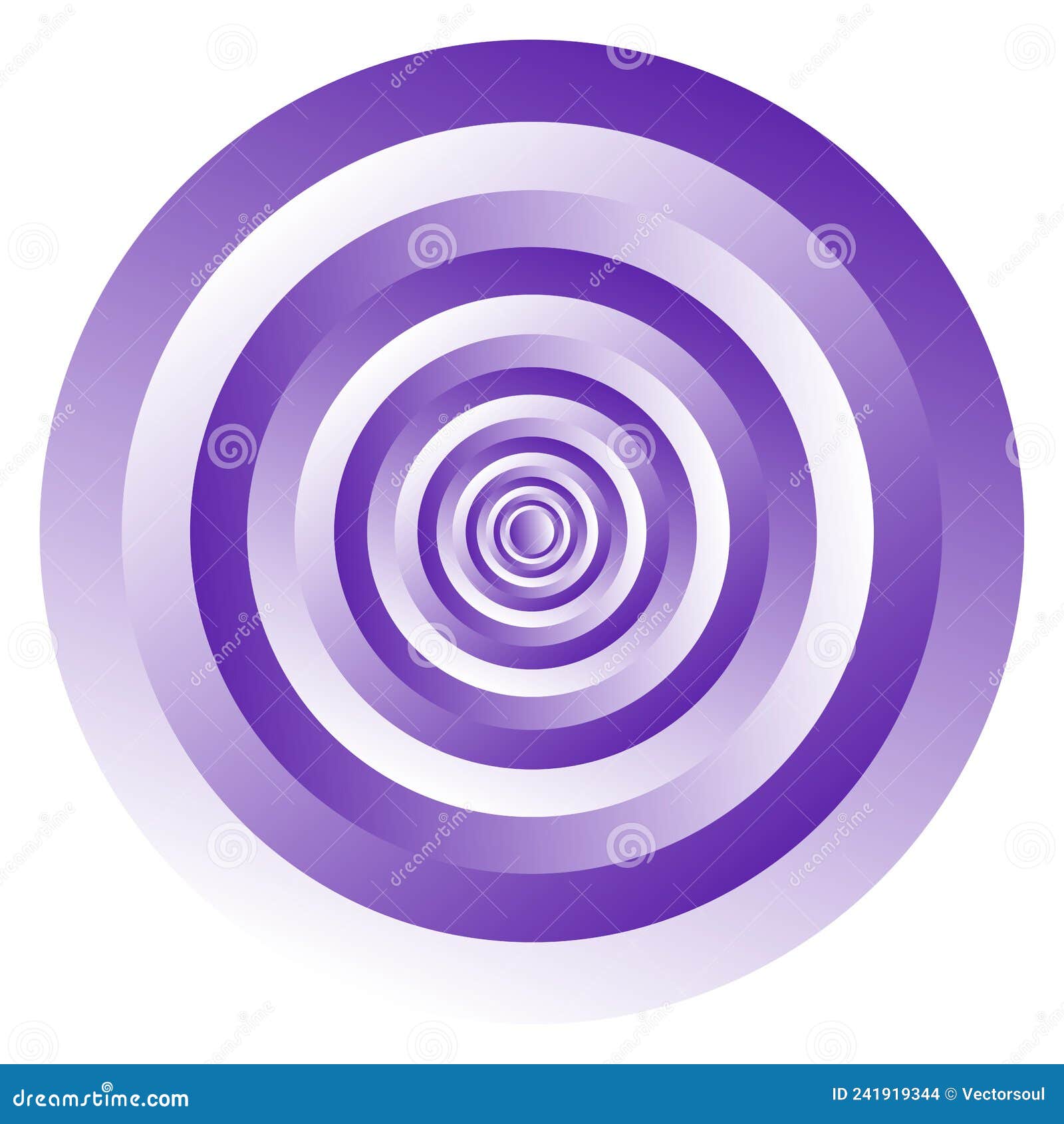Geometric Circle Design Shape with Random Shaded, Gradient Fill Stock ...