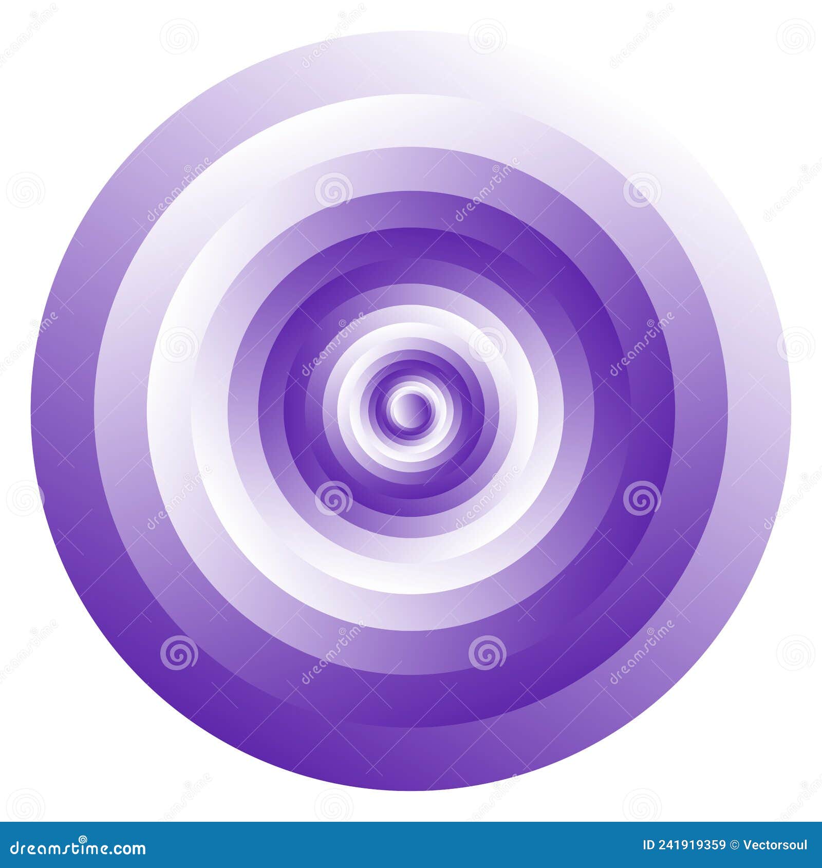 Geometric Circle Design Shape with Random Shaded, Gradient Fill Stock ...