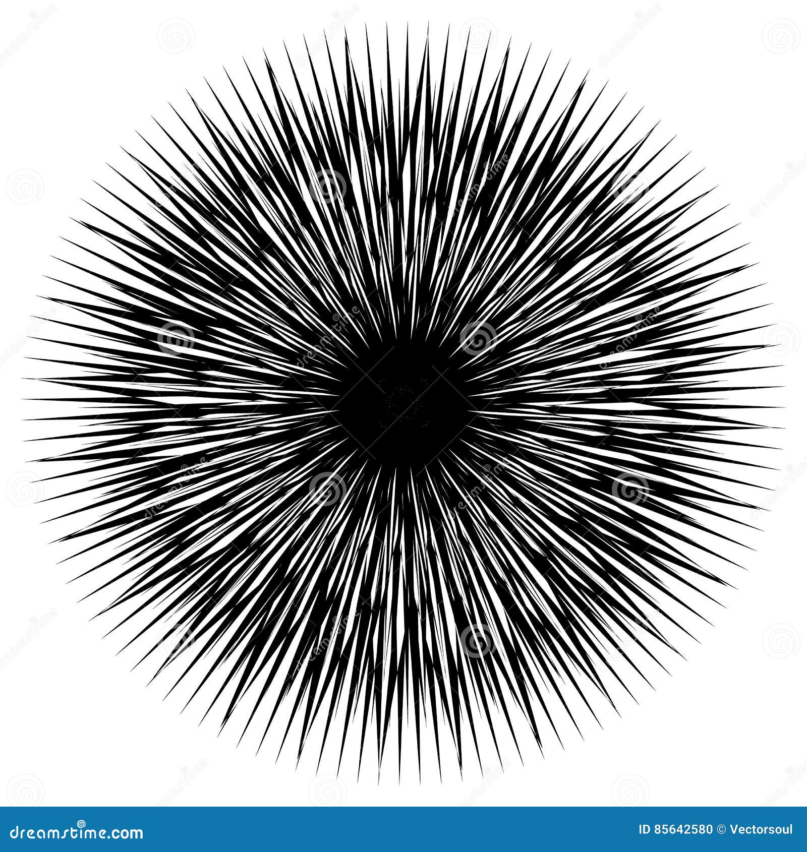 Geometric Circle with Distorted Shapes Rotating. Abstract Circle Stock ...
