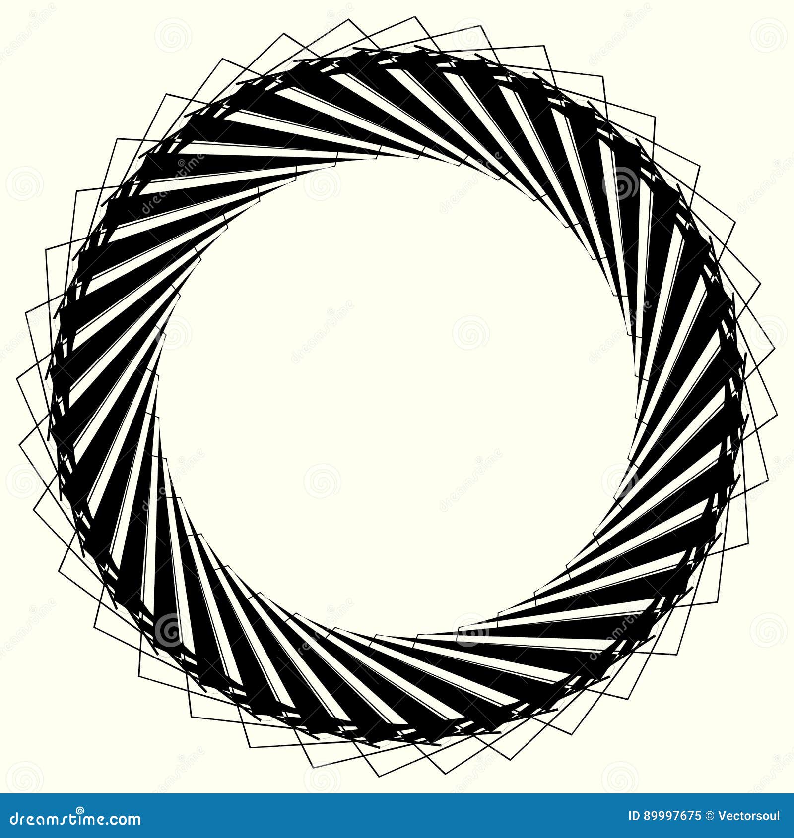 Geometric Circle Element, Circle Motif Random Edgy, Angular Line Stock ...