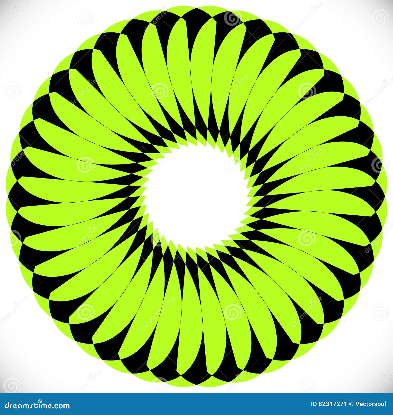 Geometric Circle Elements. Abstract Circular Shape Stock Vector ...